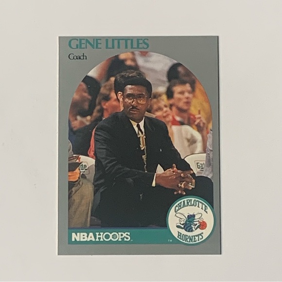 NBA HOOPS | Toys | 99 Nba Hoops Charlotte Hornets Gene Littles 307 ...
